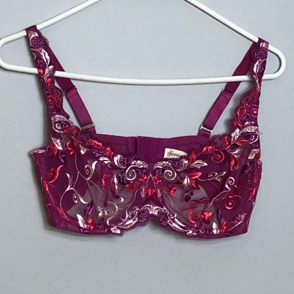 Soma | Intimates & Sleepwear | Soma Purple Lace Bra 36d | Poshmark